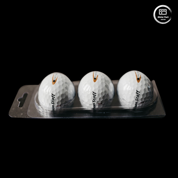 Custom 12-Clear Plastic Blister Clamshell Packaging for Golf Balls ...